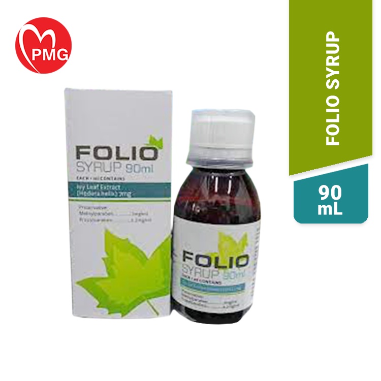 [PMG PHARMACY] Folio Syrup 90ml - mengurangkan kahak / suitable for ...