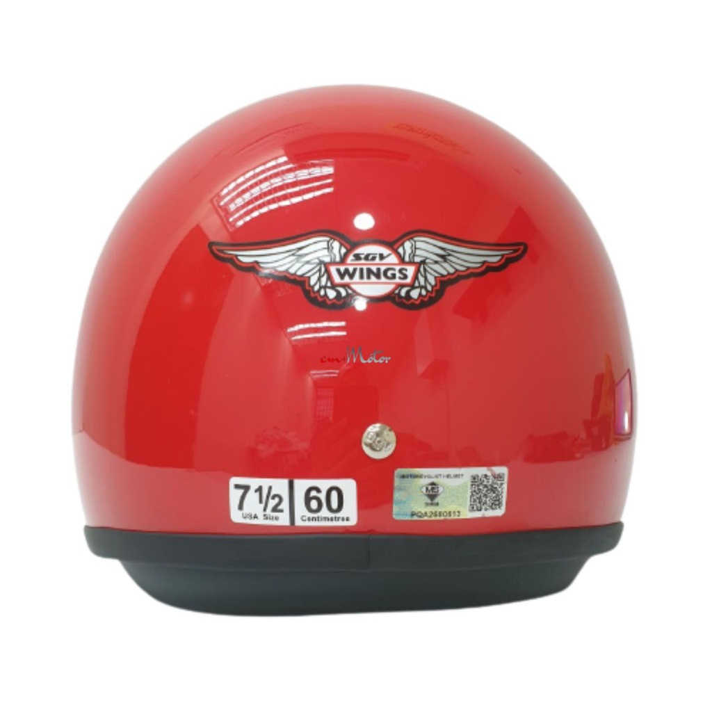 SGV Wings Half Helmet Motorcycle Original SIRIM Lulus With Cap/BKP ...