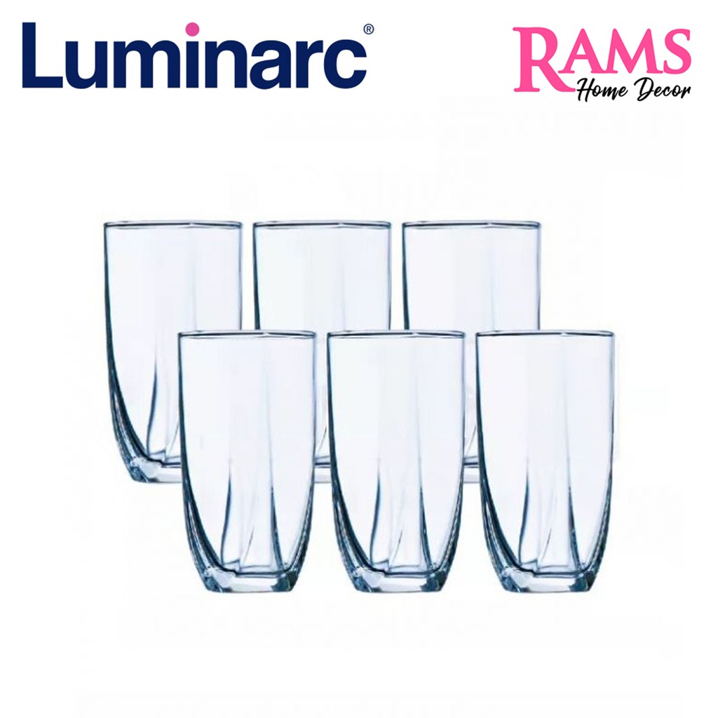 Luminarc 6 Pcs Glass Set 350ML / Drinkware Set / Tumbler Set / Set Alat ...