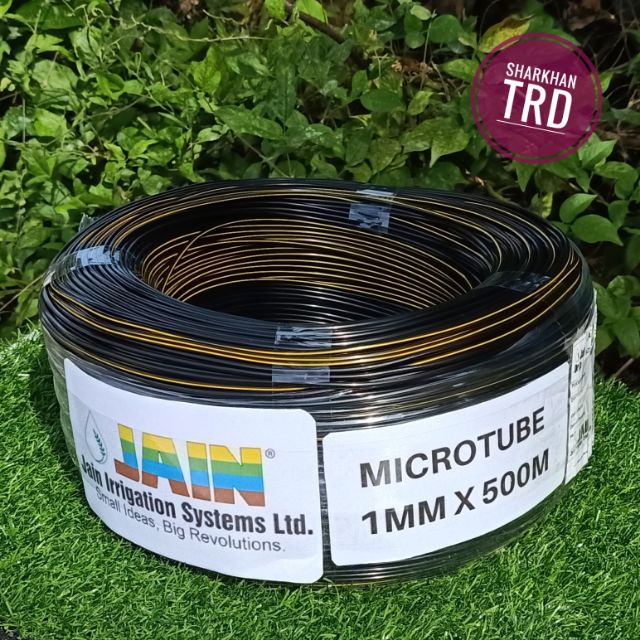1MM X 500M JAIN MICROTUBE Fertigasi / Black Color / Micro Tubing / Drip ...