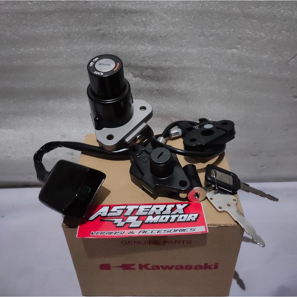 Full Set Ignition Key Assy Switch Kawasaki ninja 150 RR Old ninja R ...