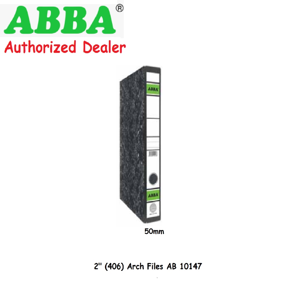 ABBA SILVER Level Arch File 3 inch 404 / 2 inch 406 (24 pcs per carton ...