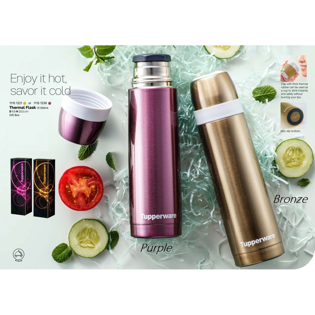 Tupperware Thermal Flask 500ml | Shopee Malaysia