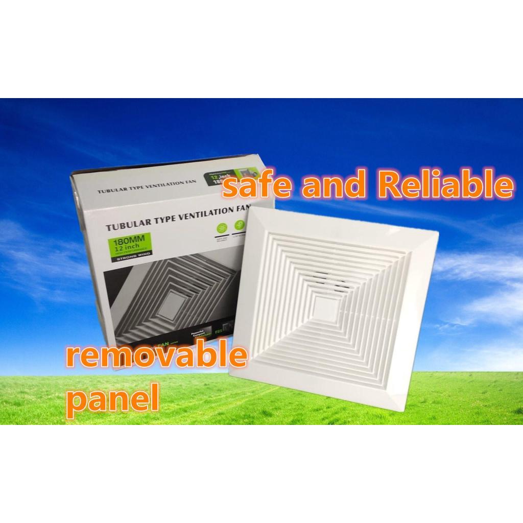 JILANG RONG ZUAN BPT-30-G 12'' Pipe Wall Type PVC Exhaust Fan Power Efficient MotorILANG RONG ...