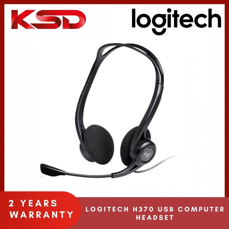 Logitech H370 USB Computer Headset / Logitech H390 Headset with Digital ...