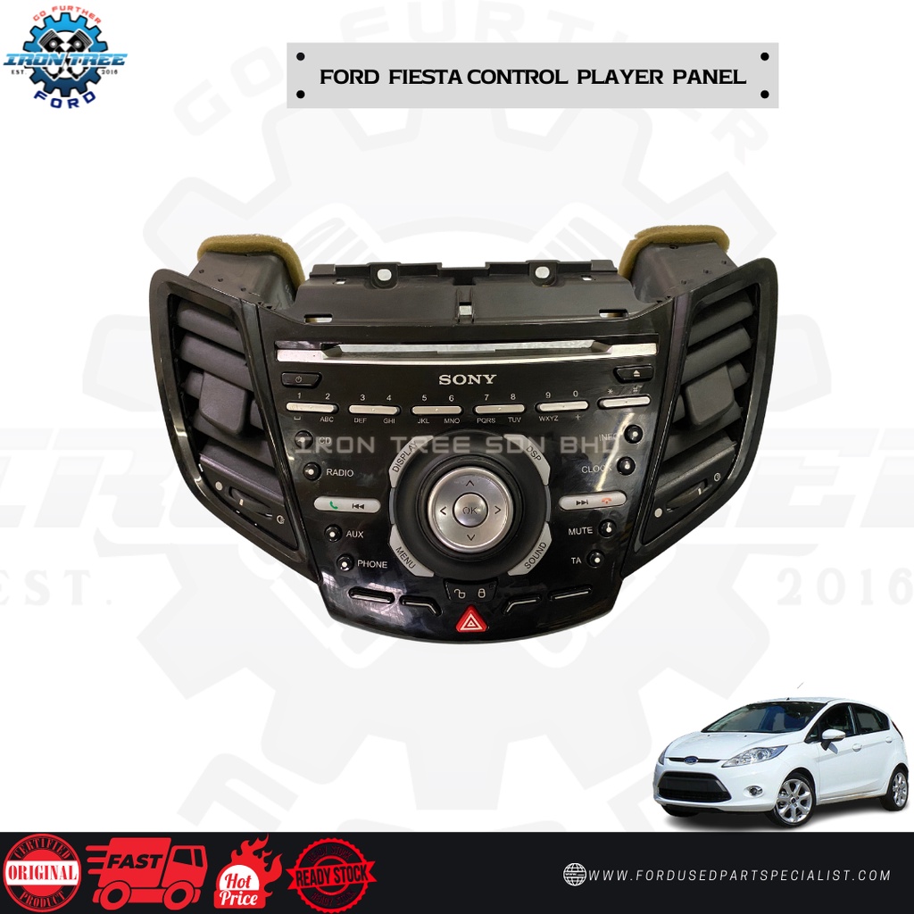Ford Fiesta Sony Control Player Panel (Original Used ) | Shopee Malaysia
