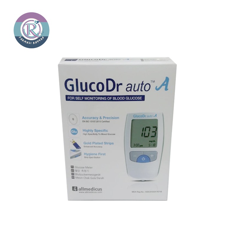 GlucoDr Auto A Blood Glucose Monitor | Shopee Malaysia