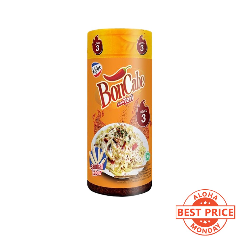 Boncabe - All Variants Of SAMBAL TABUR Various Levels (ORIGINAL/EBI ...