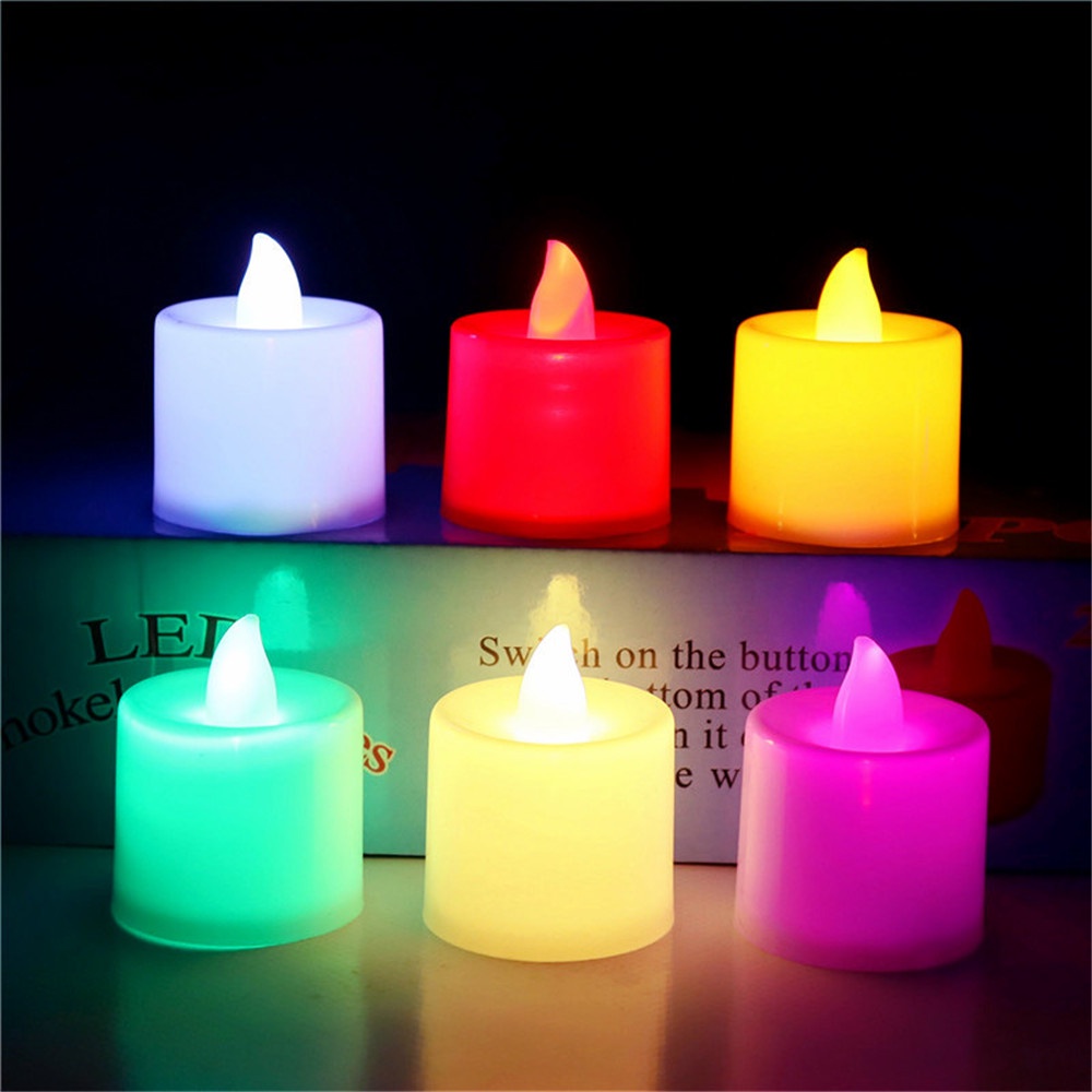 LED Candle Flameless Light Tea Lamp Family Wedding Birthday Decoration ...