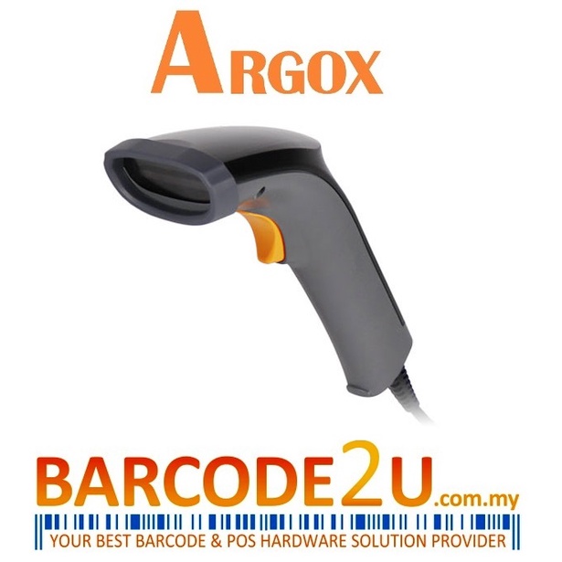 Argox AR-3100 Barcode Scanner Black With RS232 Cable or USB Cable ...