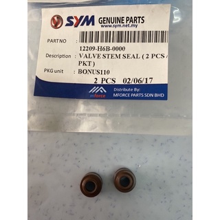 SYM VALVE SEAL BONUS110 JET POWER VTS200 KARISMA 0 12209-H6B-0000 BONUS ...
