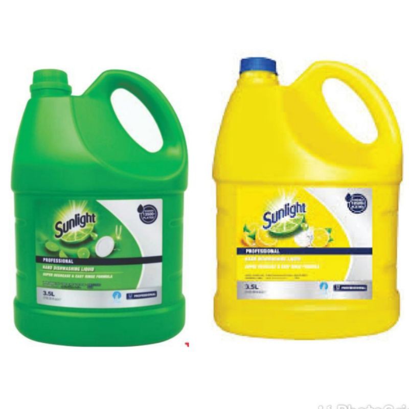 SUNLIGHT HAND DISHWASHING LIQUID 3.5L (LIME/LEMON)- MAX ORDER 3 BOTTLES ...