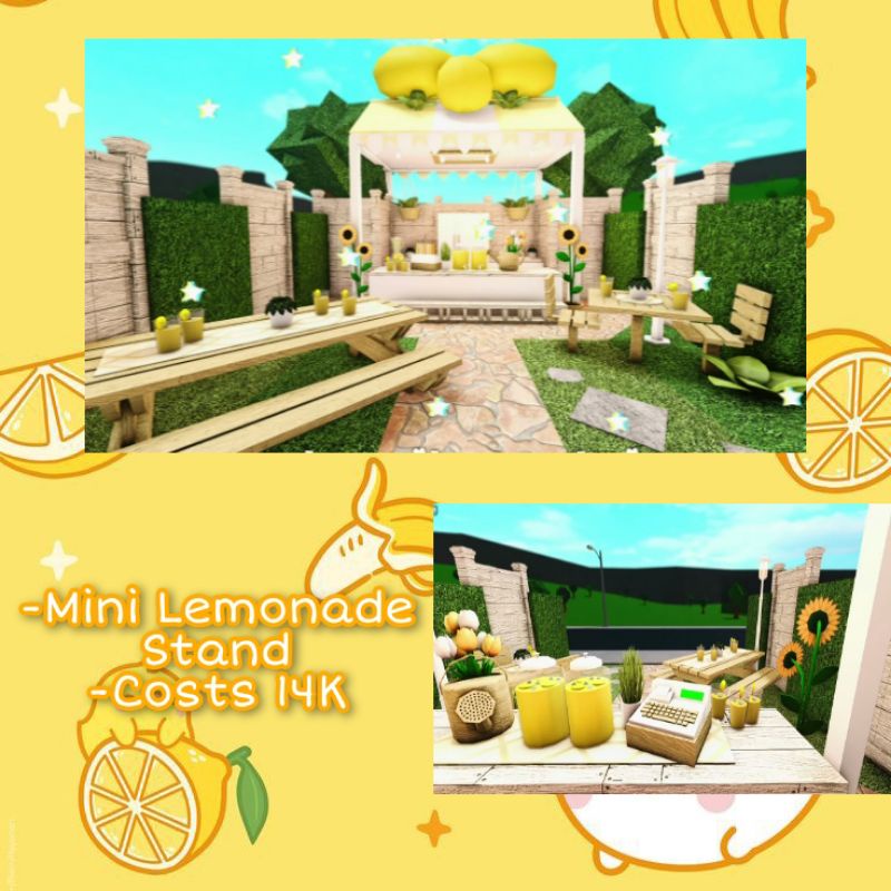 Bloxburg House Shops Cafe Stalls Restaurant Building Service No ...