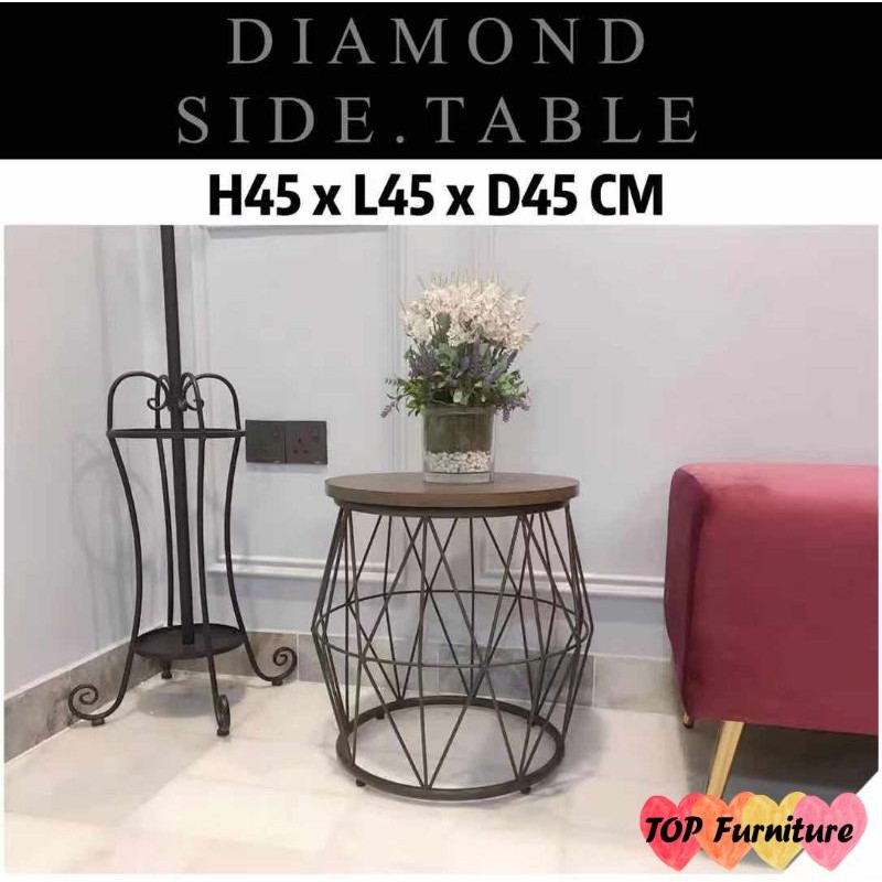 【Ready Stock】Diamond side table#side table | Shopee Malaysia