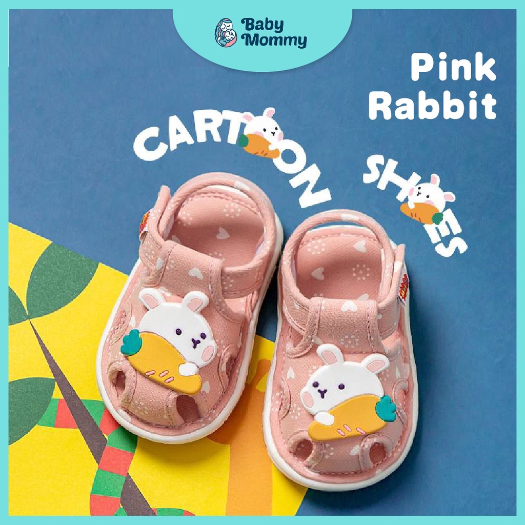🇲🇾 Ready Stock Cheerful Mario Baby Bibi Sound Toddler Sandals Cartoons ...