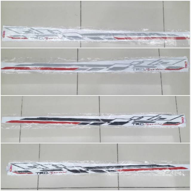 Car BODY STICKER TRD SPORTIVO TOYOTA ALL NEW AVANZA CAR VARIATION ...