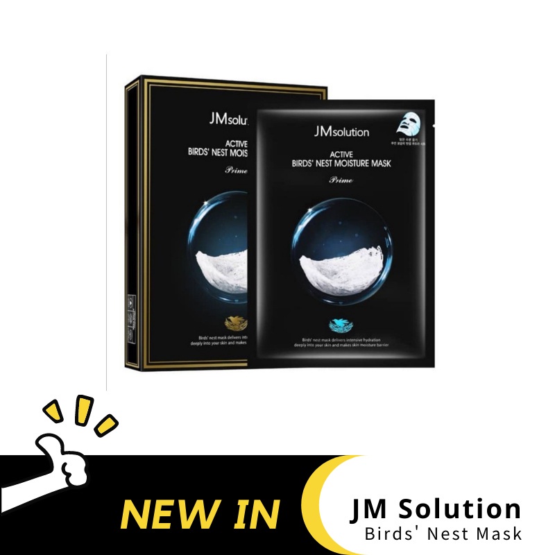 [ Ready Stock ] JM Solution Active Birds' Nest Moisture Mask ( 30ml x 10pcs ) | Shopee Malaysia
