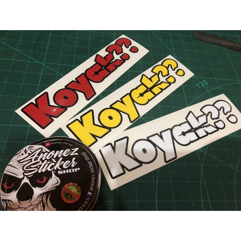 Koyak?? sticker (plot/cutting sticker) | Shopee Malaysia