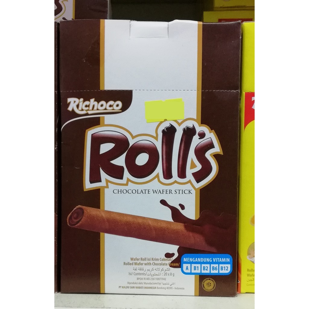 NABATI RICHOCO ROLLS 160g (20x8g) | Shopee Malaysia