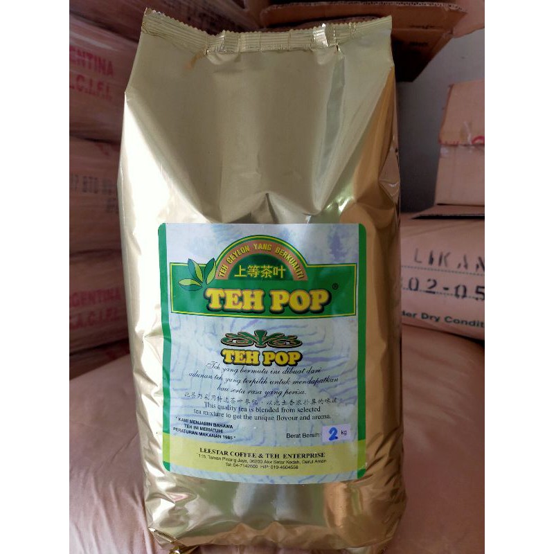 🔛💯Serbuk TEH POP AAA🔝 2kg ,Teh Peng ,teh O,teh tarik beli 10 kg Free ...
