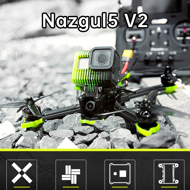 iFlight Nazgul5 V2 5 Inch PnP Nazgul V2 GoPro Not Included | Shopee ...