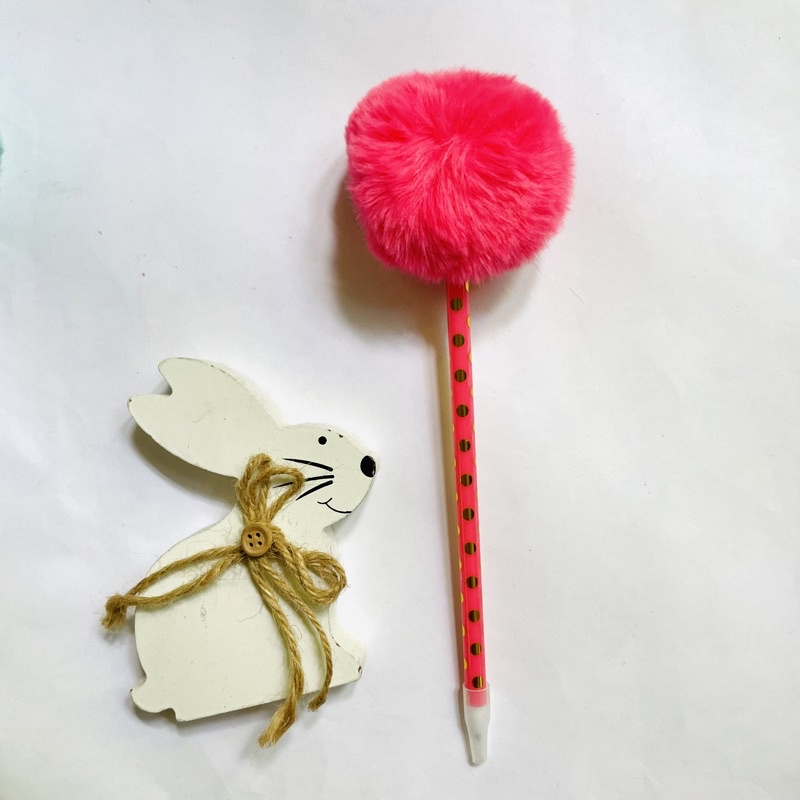 Pen bulu fancy pen children cute pen furry pen | Shopee Malaysia