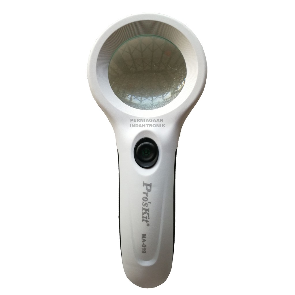 Pro'sKit MA-019 3X Handheld LED Light Magnifier with Currency Detecting ...