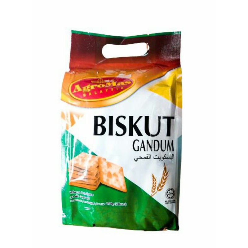 BISKUT GANDUM AGROMAS / WHEAT CRACKERS | Shopee Malaysia