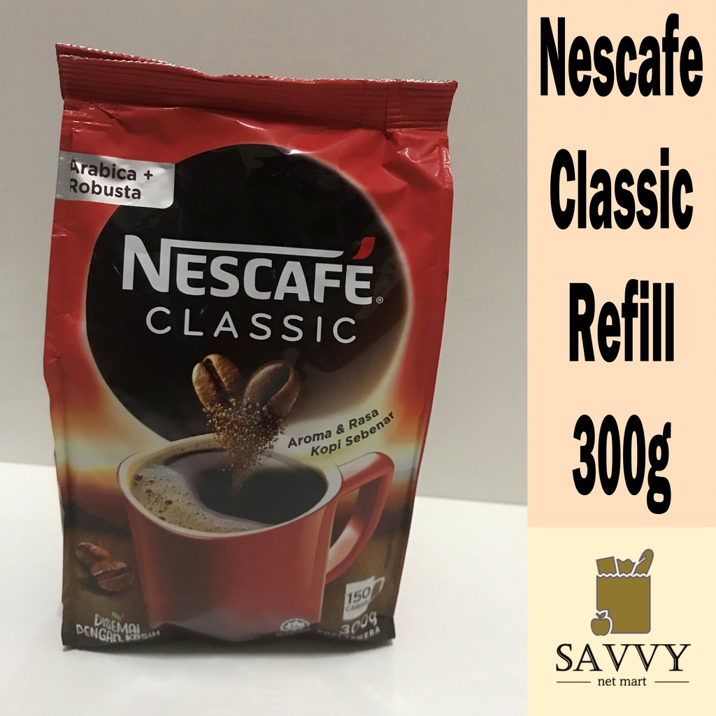 Nescafe Classic Refill (300g) | Shopee Malaysia