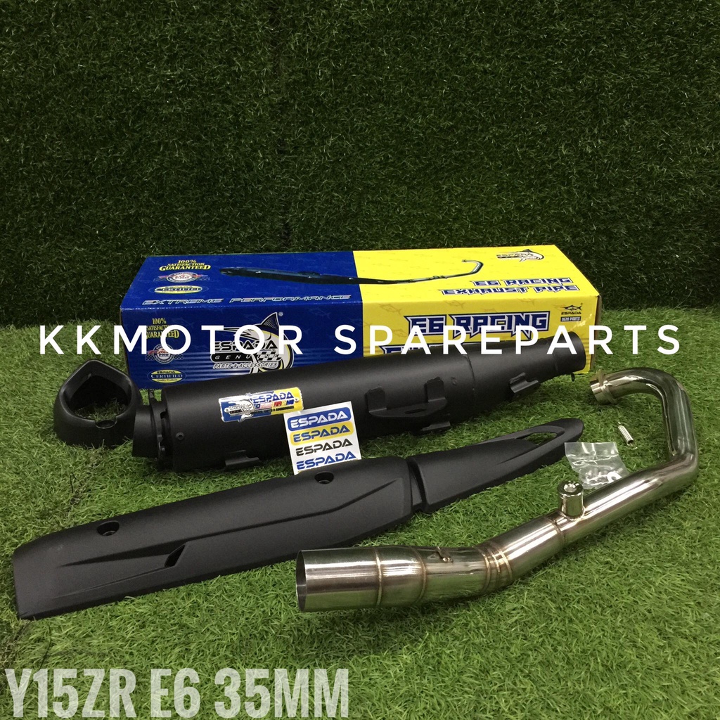 🦈 ESPADA RACING EXHAUST PIPE YAMAHA Y15ZR Y15 [E6] 32mm 35mm EKZOS PIPE ...