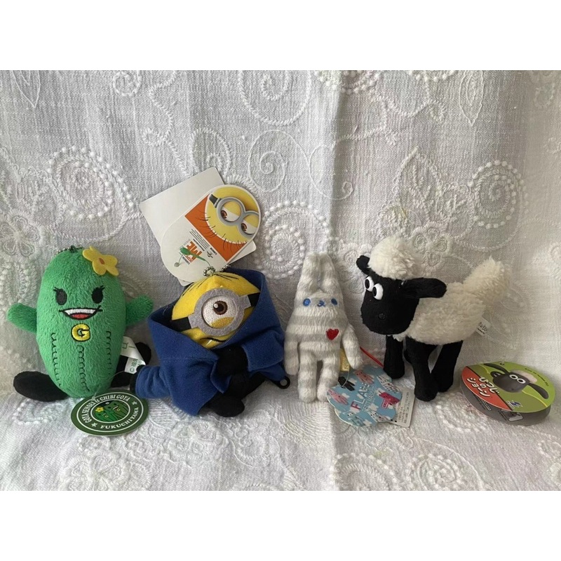 Minions Aardman Shaun the sheep Chibi Goya amuse flan petit mascot soft ...