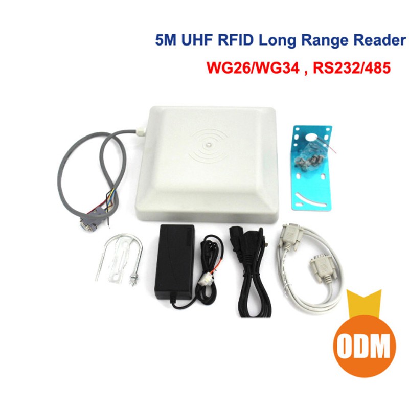 Long range uhf rfid reader for vehicle/parking application 5 meters ...