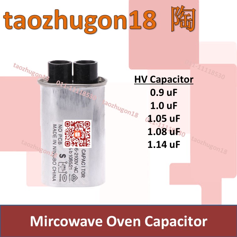 Microwave Oven High Voltage HV Capacitor Ketuhar Gelombang Mikro ...