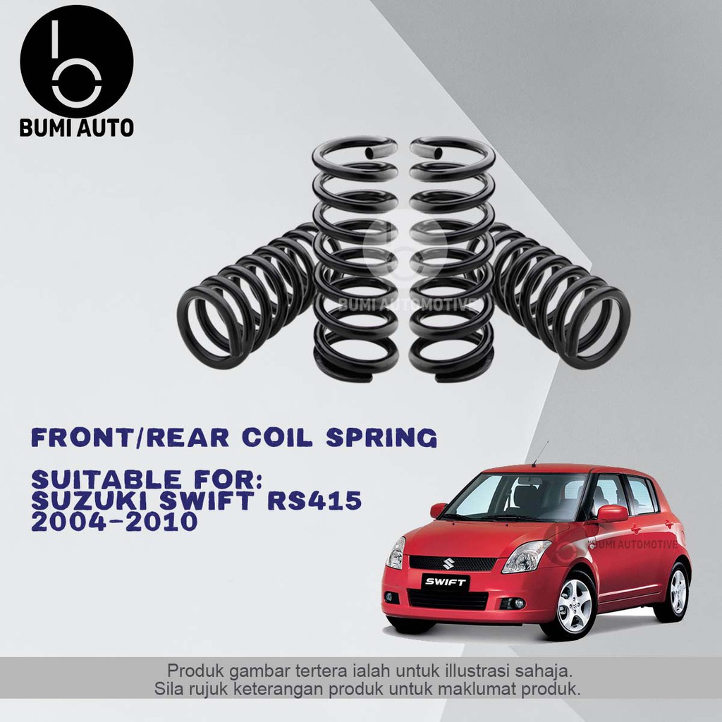 Suzuki Swift RS415 ZC21 Front (Depan) / Rear (Belakang) Standard Coil ...