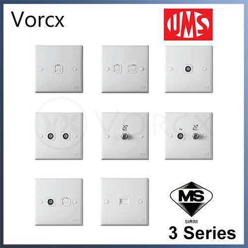 UMS 3 Series Switches and Socket Outlet | Shopee Malaysia