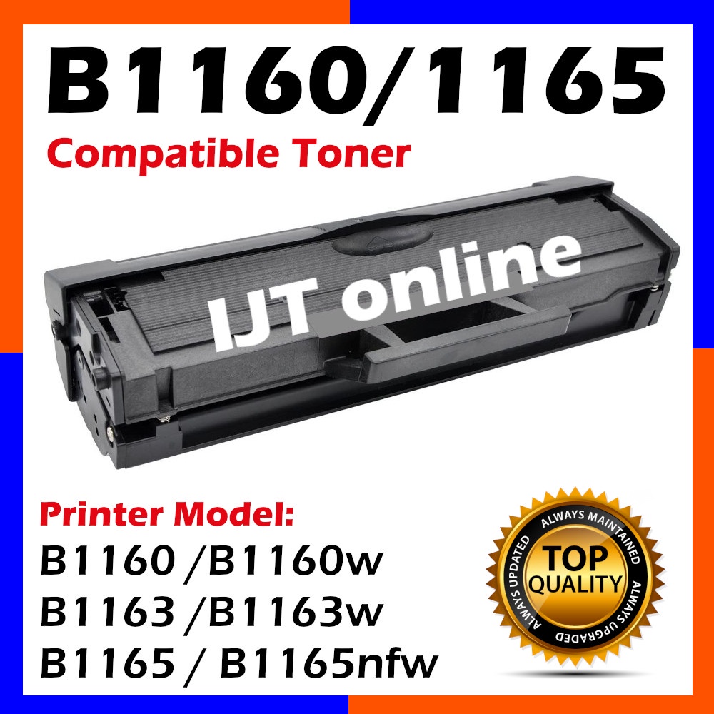 Compatible to DELL Printer B1160 B1160w B1163 B1163w B1165 B1165nfw B 1160 1160w 1163 1163w ...