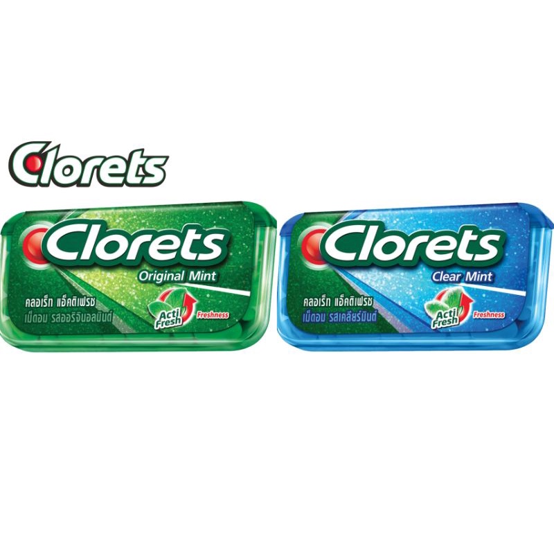 [TKM] Clorets Acti Fresh Mint Flavored Tablets (12g) | Shopee Malaysia