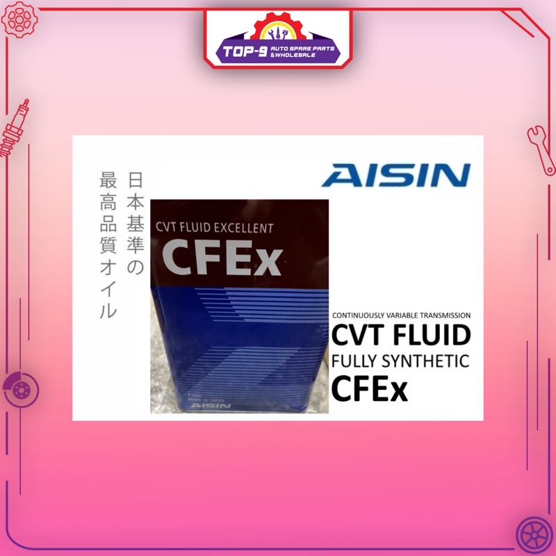 AISIN Fully Synthetic CVTF CFEx - CVT Transmission Fluid (4L)/AISIN ...