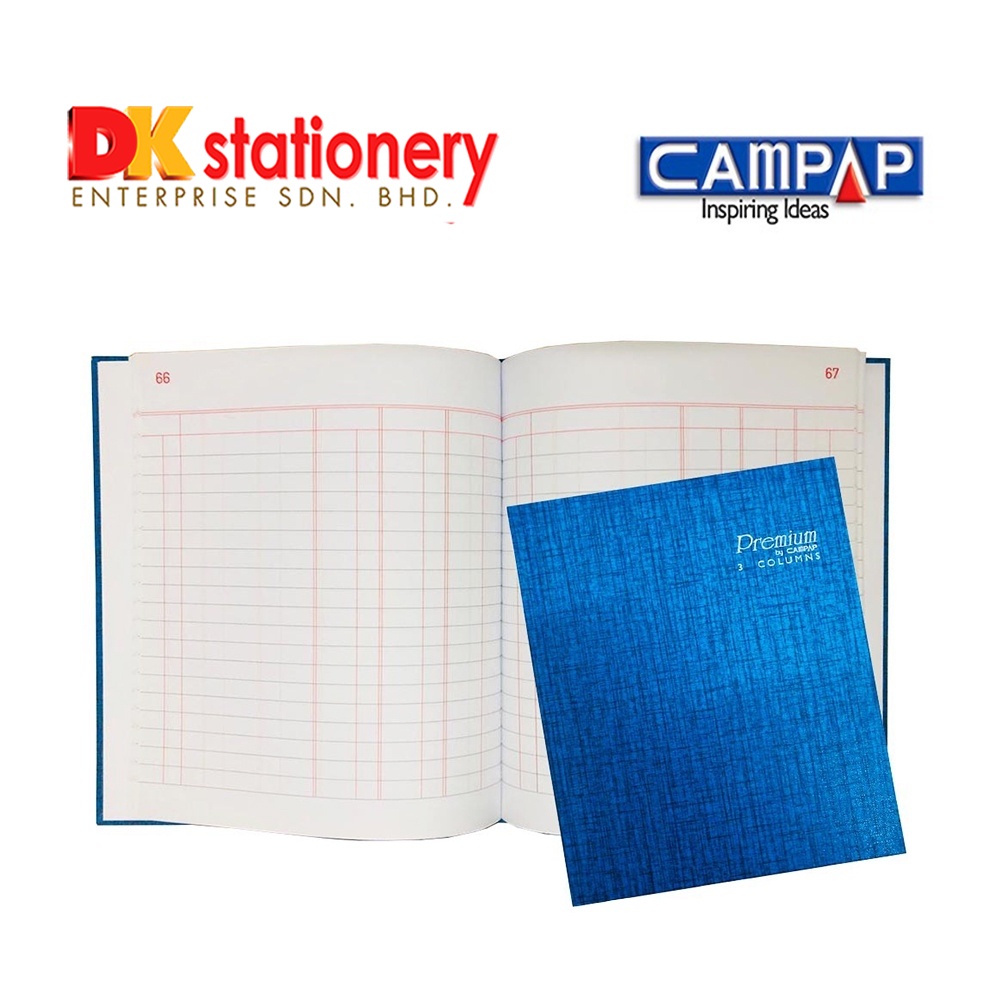 Campap Hardcover (3 Column) Book I Square / Foolscape | Shopee Malaysia