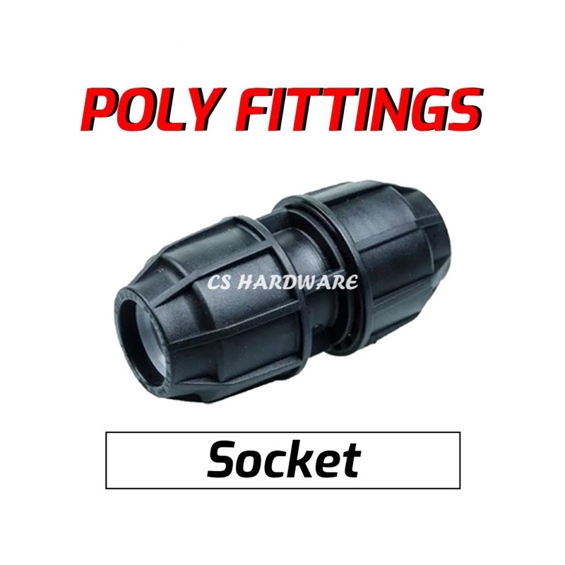 Poly Fittings - Poly Connecter - 20mm / 25mm / 32mm - Pipe & Fittings ...