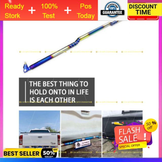 Titanium Crash Bar Rear bumper 4x4 tiatinium Blue colour Cover C Type ...