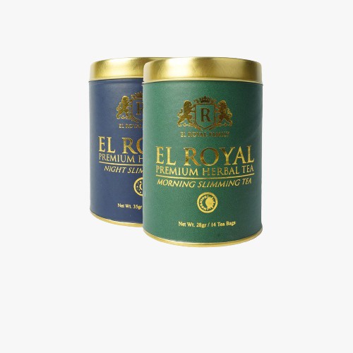 El Royal Tea Slimming Herbal Tea Drink 14 Sachets Premium Day And Night ...