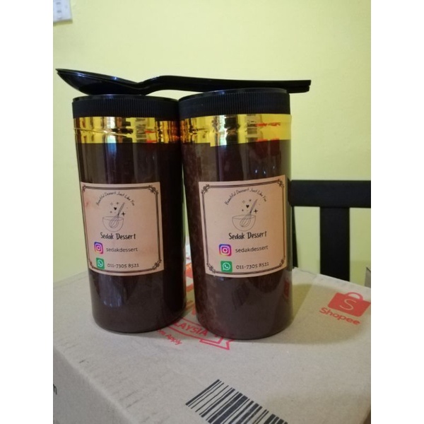 KOMBO 2 Balang PREMIUM Chocojar by SEDAK DESSERT (300gram) | Shopee ...