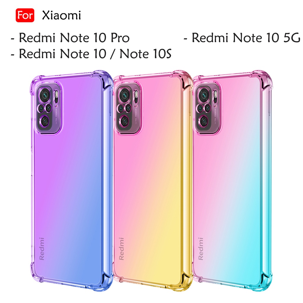 Xiaomi Redmi Note 10 5G Note 10S Note 10 Pro Rainbow Shockproof Case ...