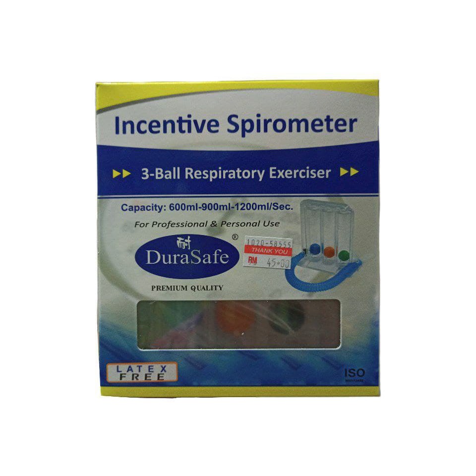 [ORIGINAL] Incentive Spirometer Inhaler 3-Ball Respiratory Exerciser ...