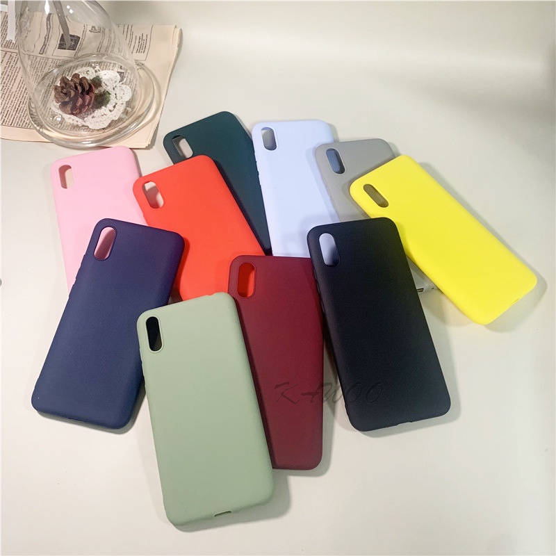 Redmi 9A 9i 9AT 7A Candy Color Slim Thin Matte Skin Soft TPU Android ...