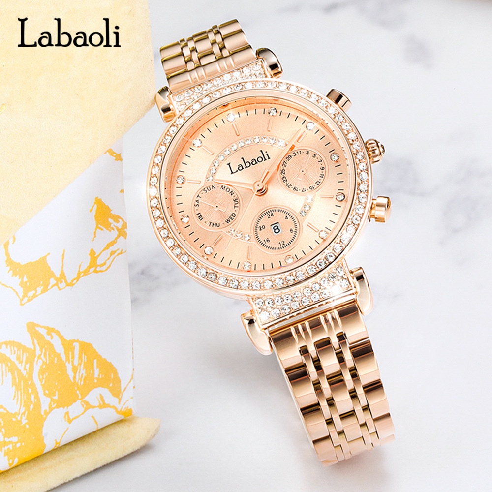 La Baoli Korean fashion watch diamond inlaid women's watch simple Shuiying women's watch la233 ...