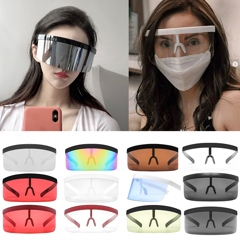Sunglasses Face shield Oversized Protective Shield Men and Women Face ...