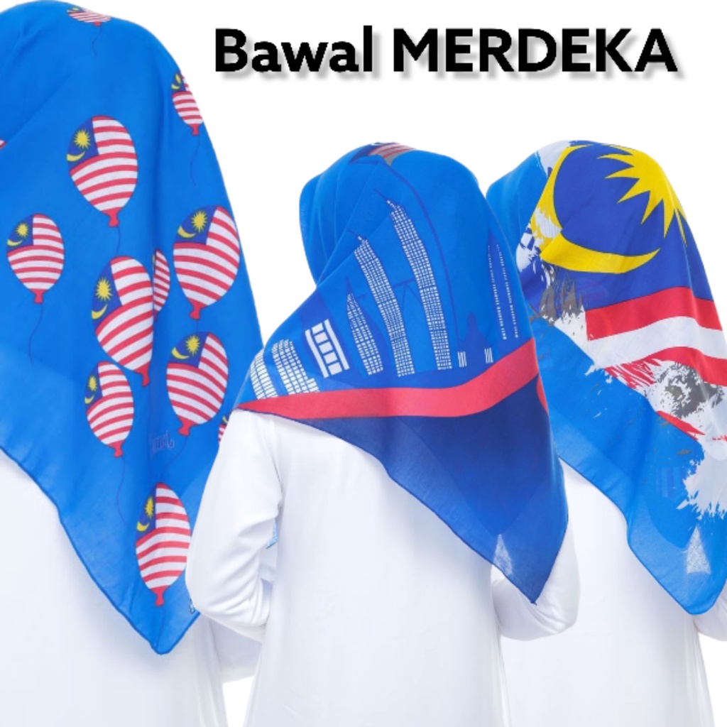 TUDUNG BAWAL KANAK-KANAK MEDEKA / BAWAL MERDEKA BUDAK /BAWAL MERDEKA ...