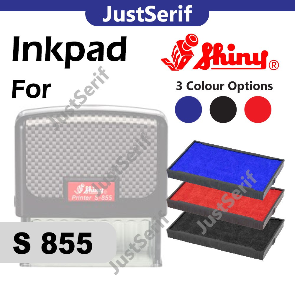 Shiny Replacement Inkpad ink pad self inking rubber stamp S-851-7 S-852-7 S-853-7 S-854-7 524 ...